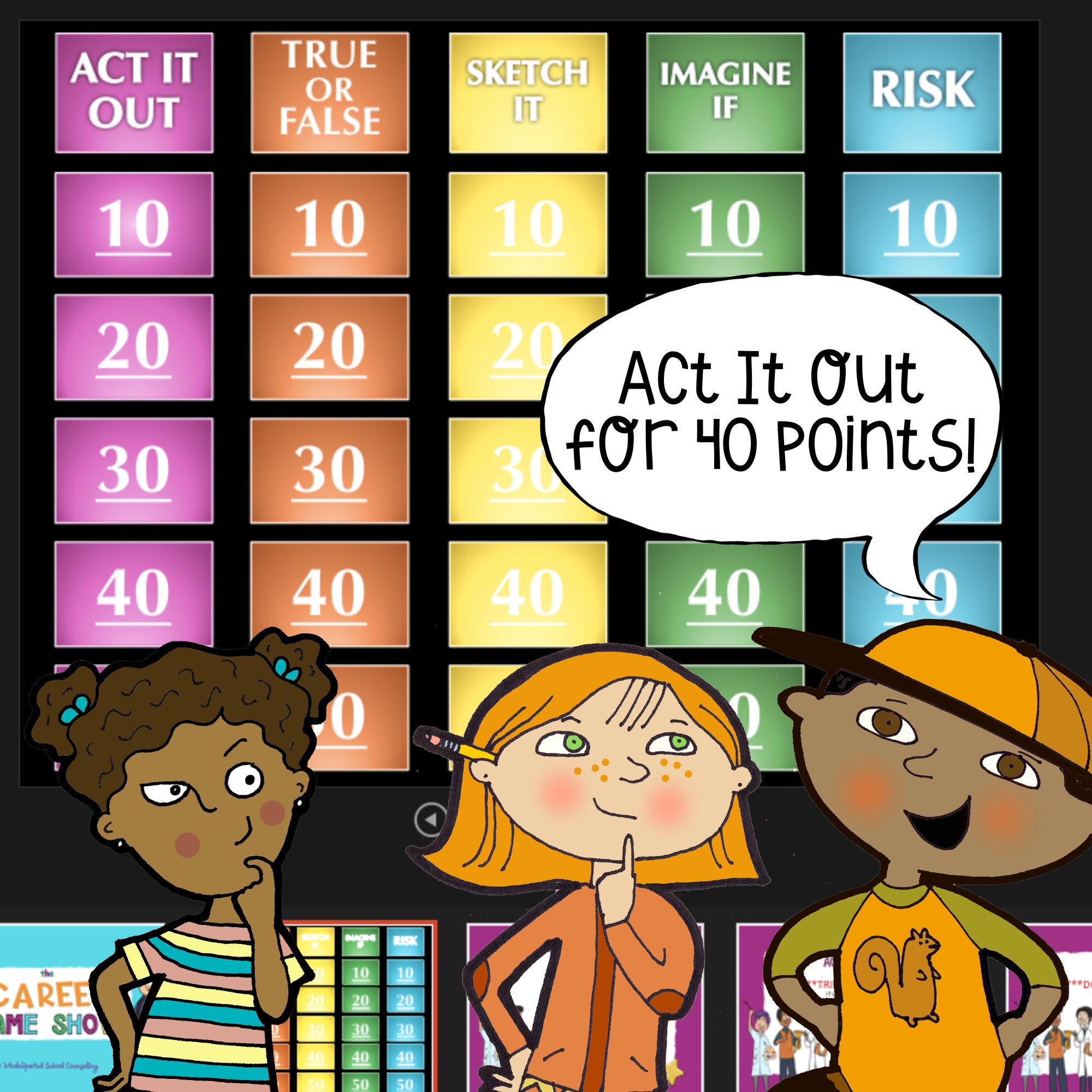 CAREER Game for Kids, Interest & Job Exploration Lesson, Digital School ...