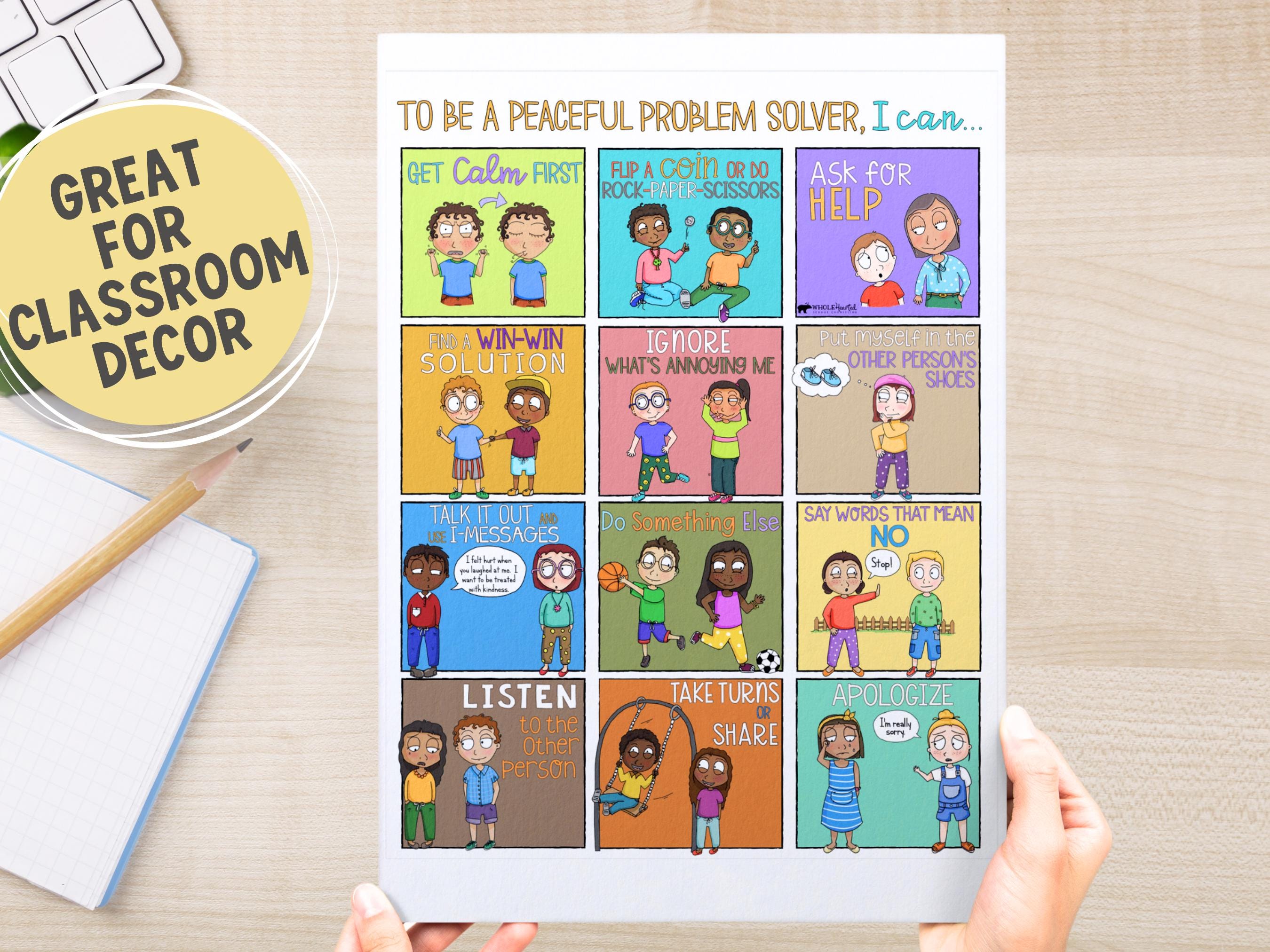 Conflict Resolution Tool for Kids - Teach Problem Solving, SEL Skills ...