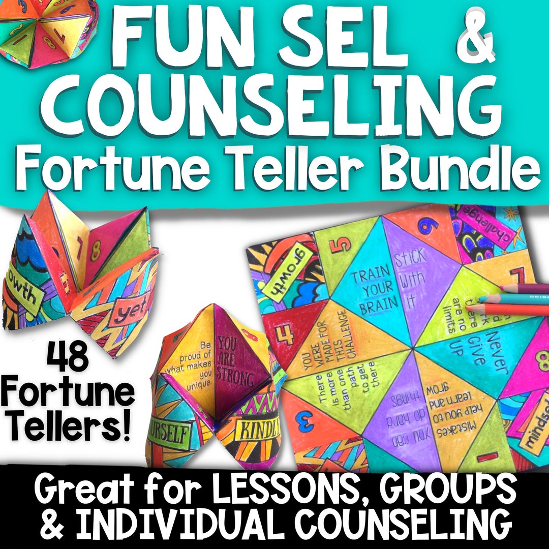 SOCIAL EMOTIONAL Learning Fortune Tellers Fun SEL Lessons & Group ...