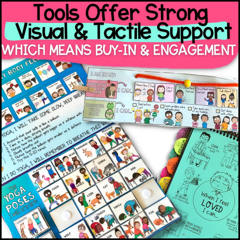 Coping Tools Bundle for Kids: Self-regulation, Social Emotional Skills ...