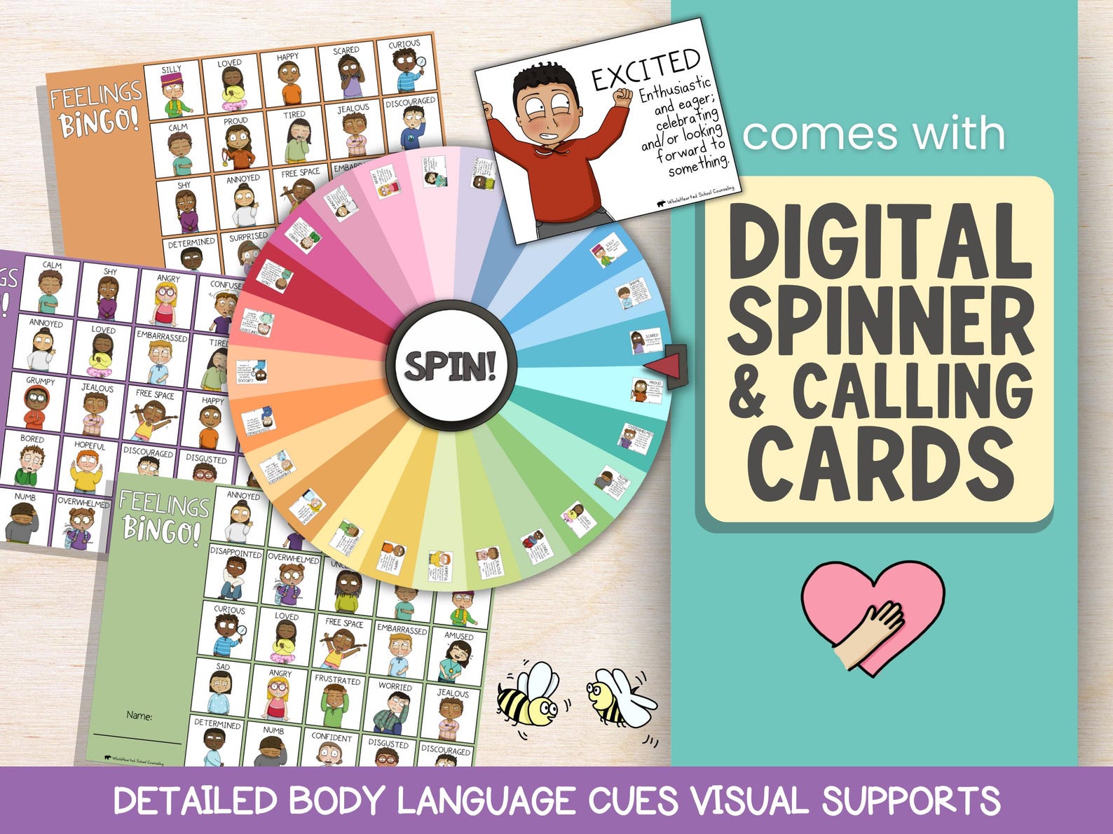 Multicultural Feelings Bingo: Emotional Awareness Activities,diversity ...