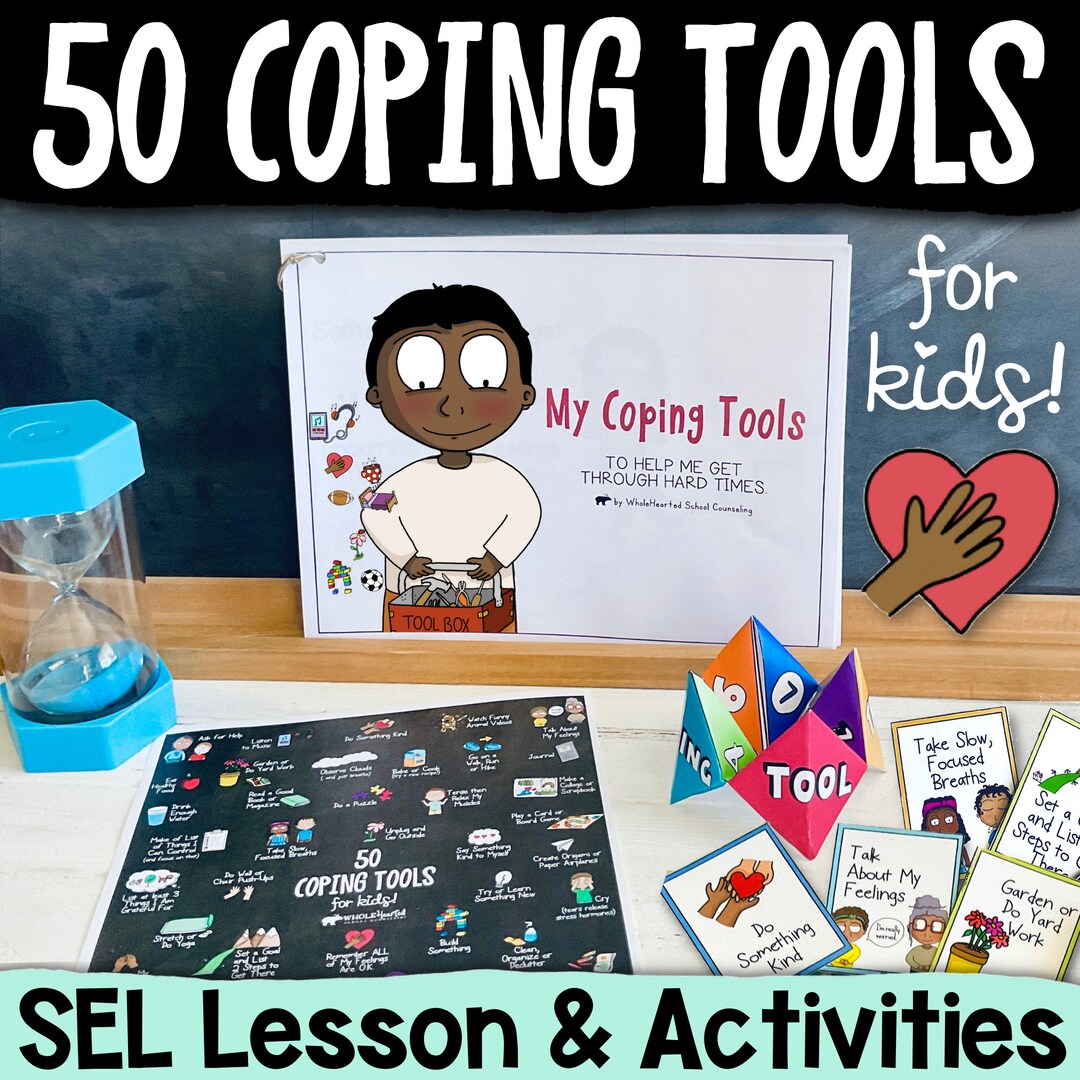50 Coping Skills for Kids: SEL Lesson & Stress Management Activities ...