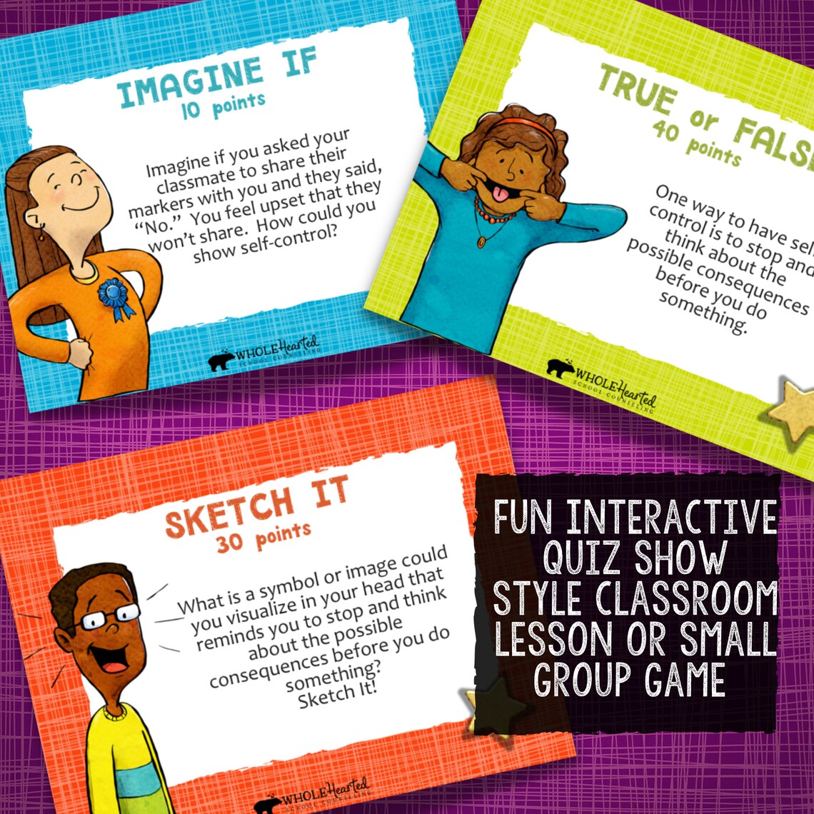 SELF-CONTROL/ Executive Functioning Lesson Social Emotional Distance ...