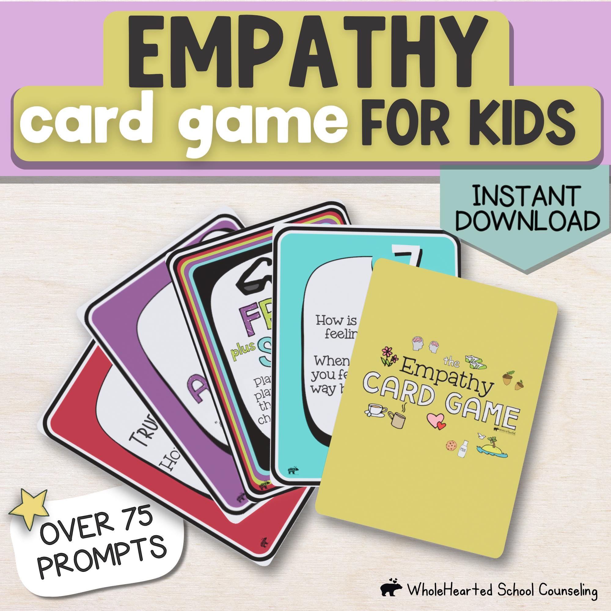 Empathy Card Game for Kids: SEL Coping Skills (printable & Digital) - Etsy