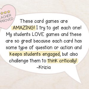 Self-esteem Card Game: Social Emotional Learning (digital Download) - Etsy