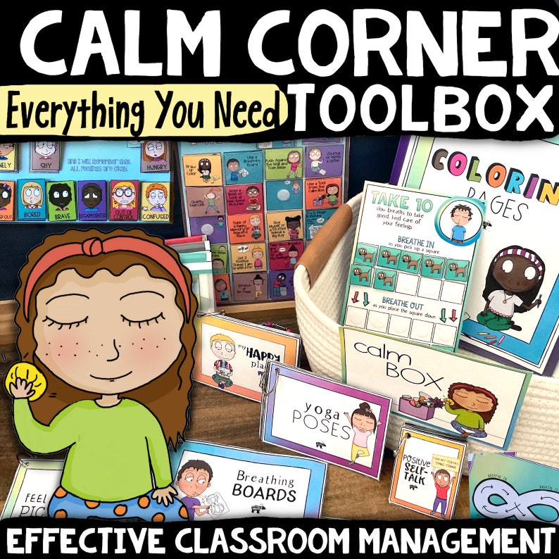 CALM DOWN CORNER: Classroom Management Social Emotional Learning Coping ...