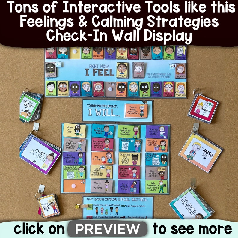 CALM DOWN CORNER: Classroom Management Social Emotional Learning Coping ...