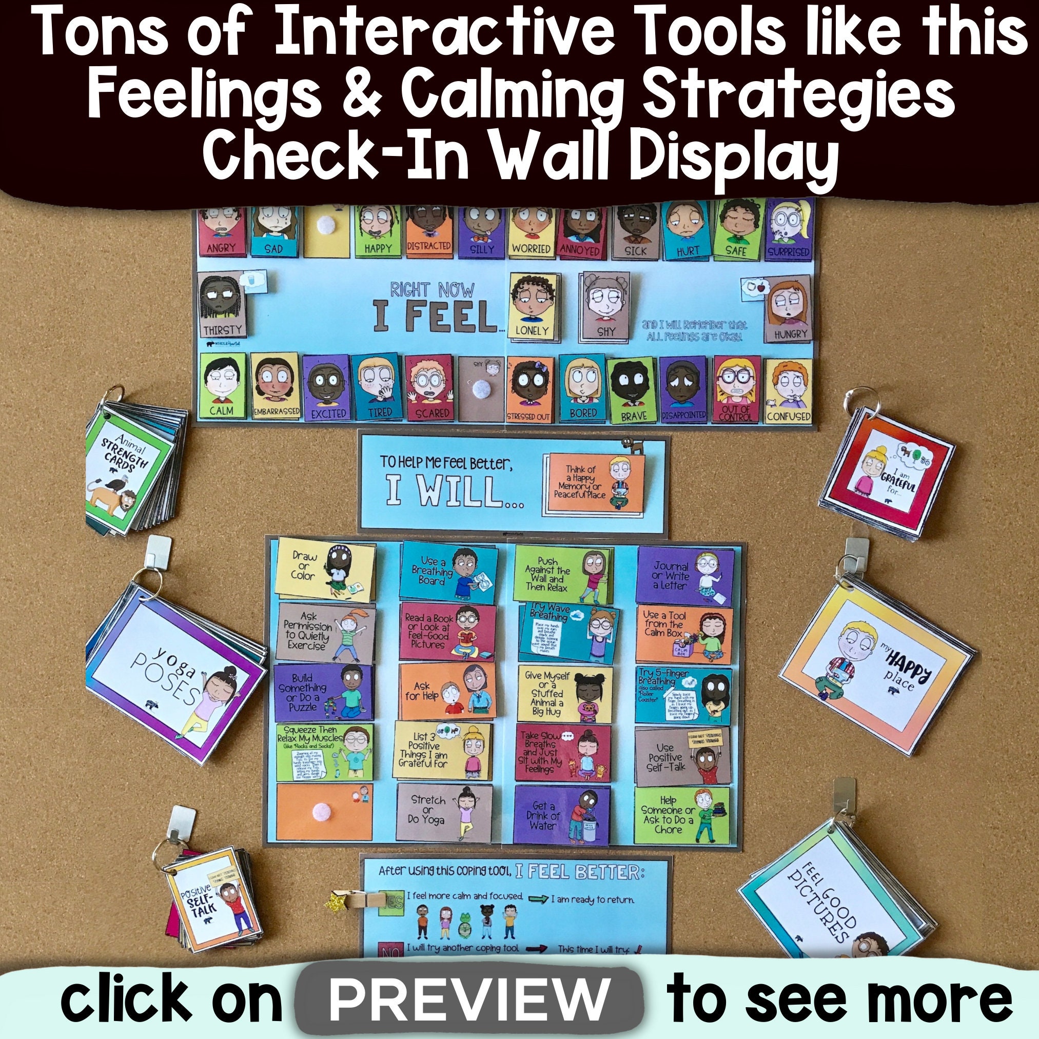 CALM DOWN CORNER: Classroom Management Social Emotional Learning Coping ...