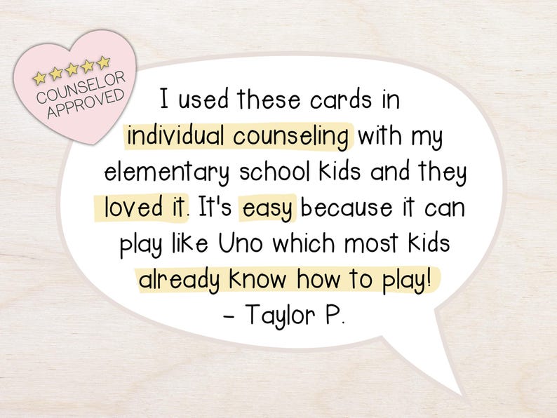 Positive Self-talk Card Game: SEL Therapy for Kids & Teens (digital ...