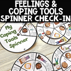 Self-regulation Spinners | Emotional Regulation SEL Activities for Calm ...