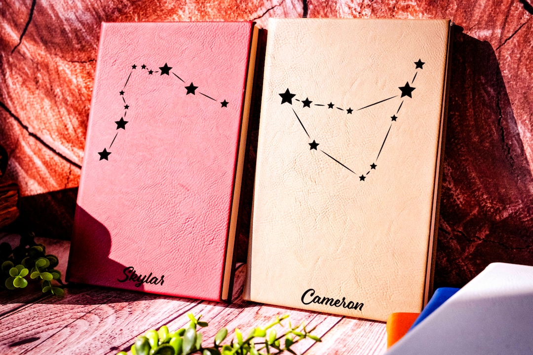 Zodiac Constellation Journal, Custom Zodiac Journal, Zodiac Star ...