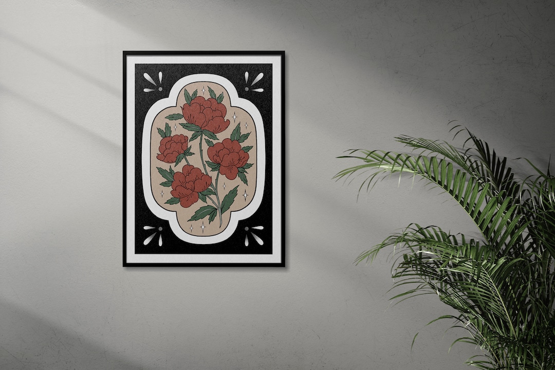 Ornamental Flower Poster (color): Flower, Nature, Plant Wall Decor ...