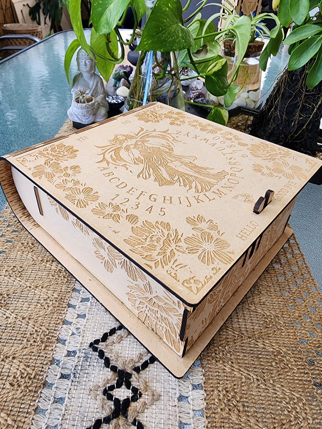 Ouija Design Laser Cut and Engraved Stash Box - Etsy