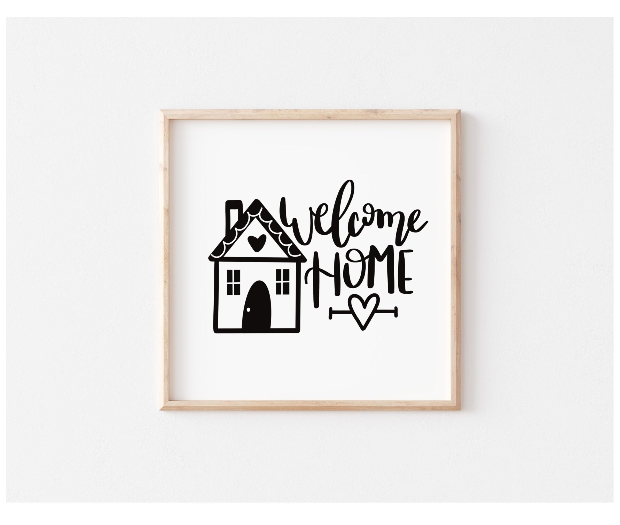 Welcome Home Print, Welcome Home Sign, Printable Art, Entry Way Art ...