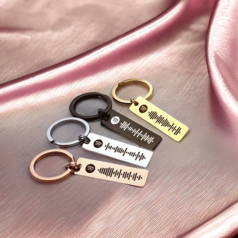Spotify Song Keychain - Etsy