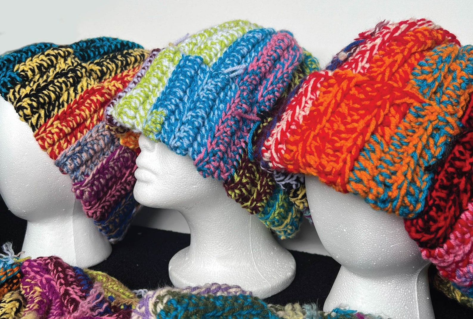 Crochet Scrap Beanie - Etsy