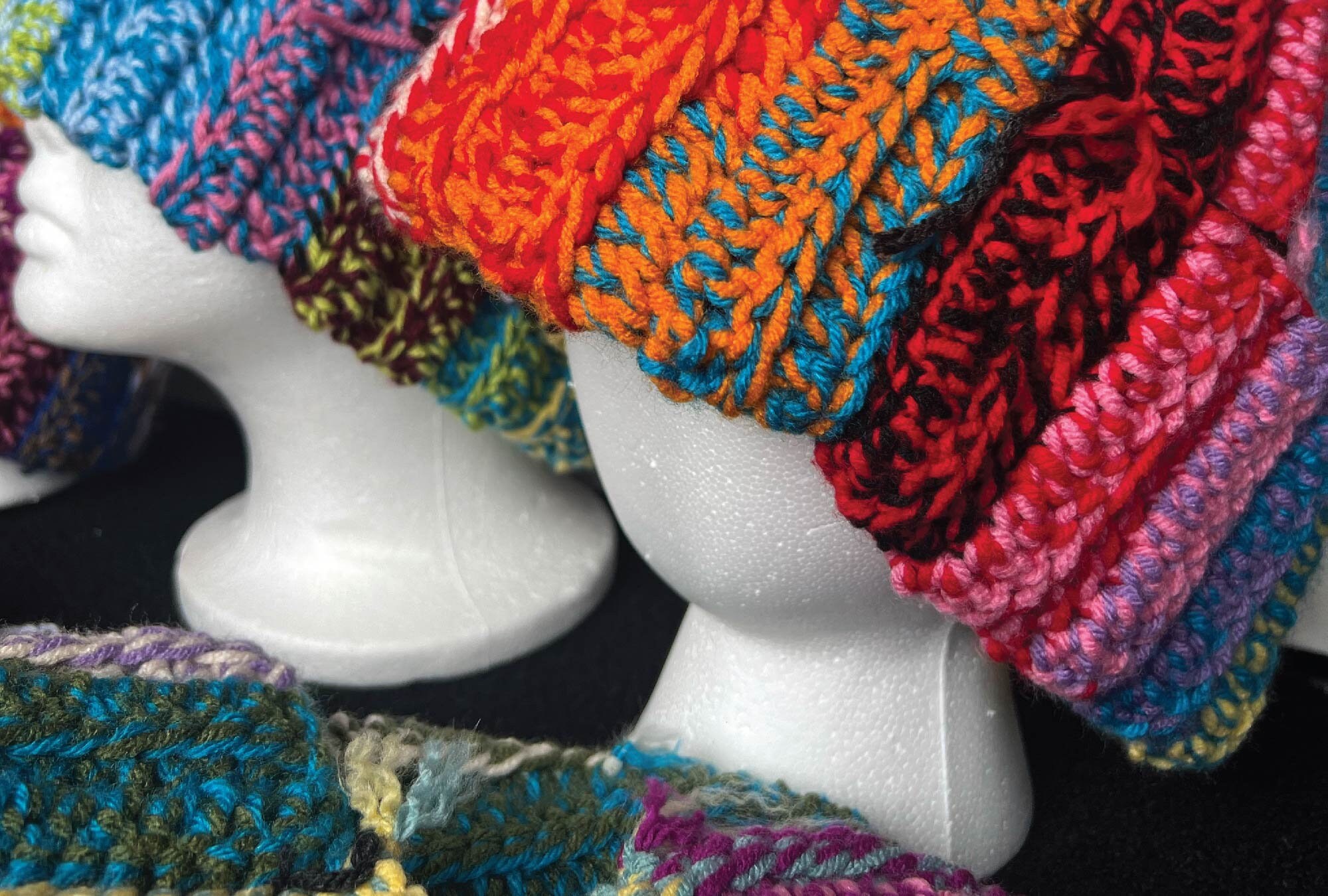 Crochet Scrap Beanie - Etsy