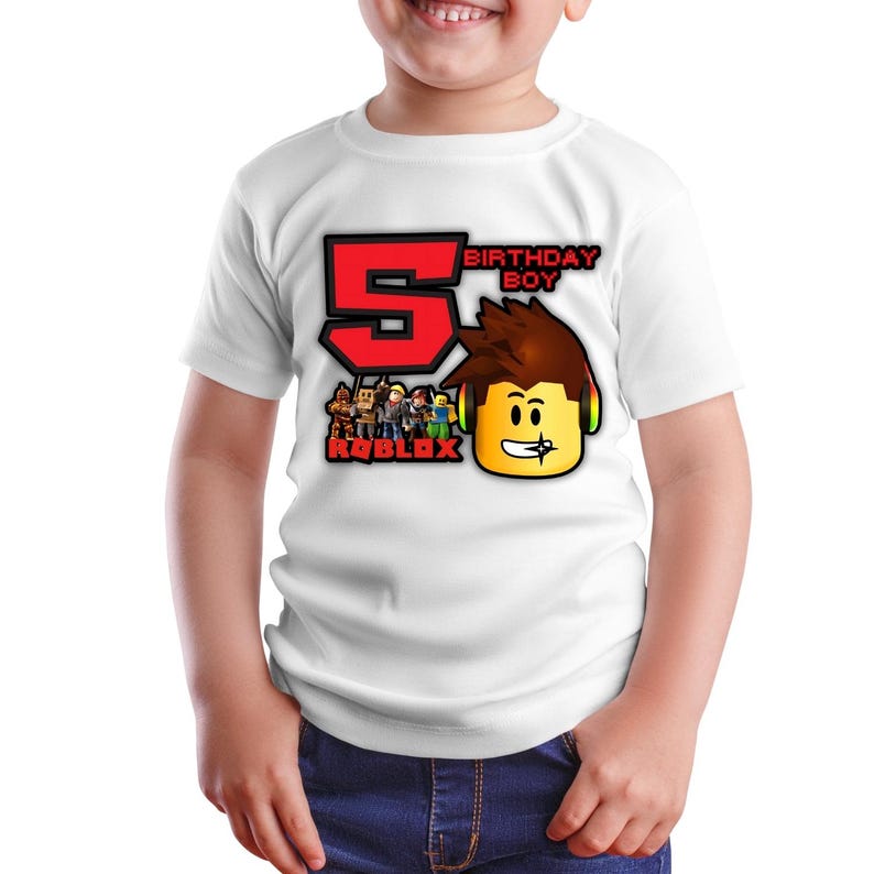 Roblox 5th Birthday PNG, Sublimation Design (digital Download) - Etsy