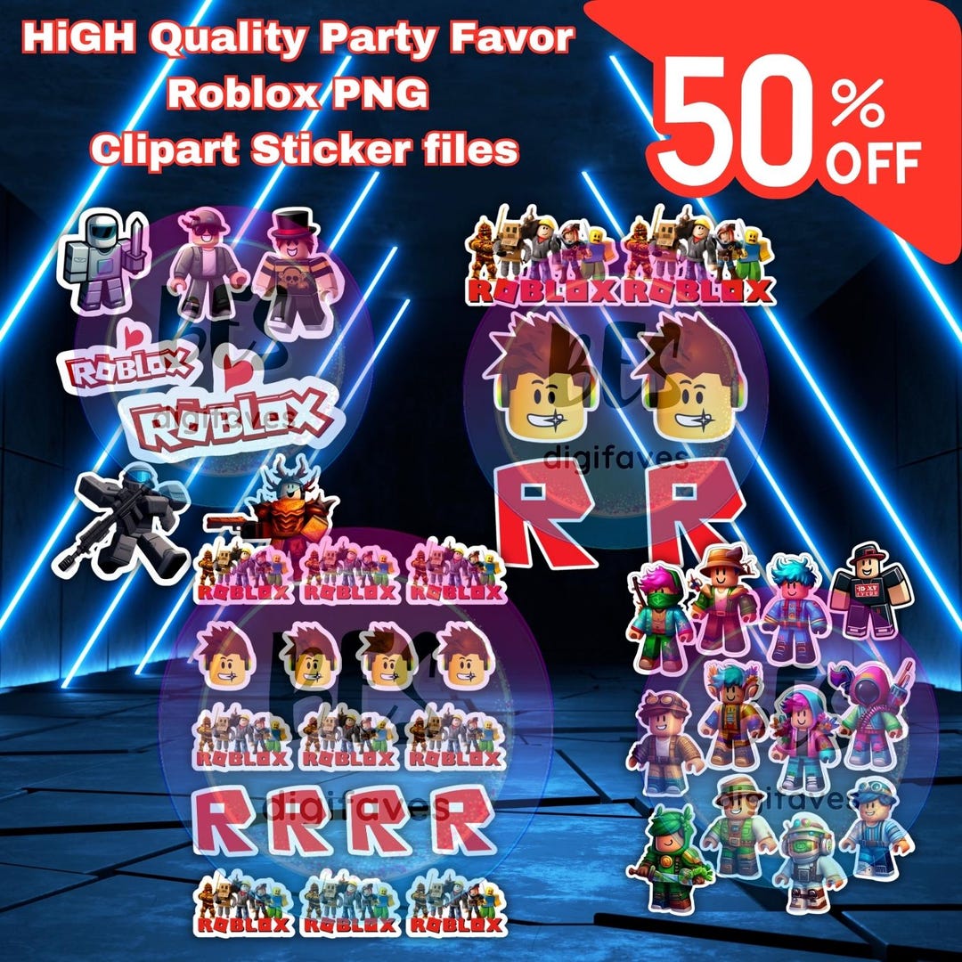 Roblox PNG Clipart Bundle, Roblox Png,kids Png,clipart,roblox Clipart ...