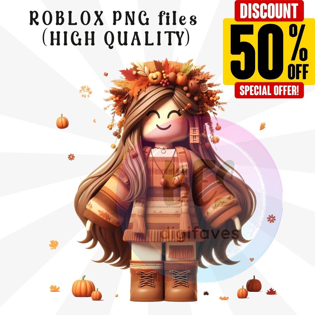 Roblox Png, Autumn Png, Digital Instant Download, High Quality Images ...