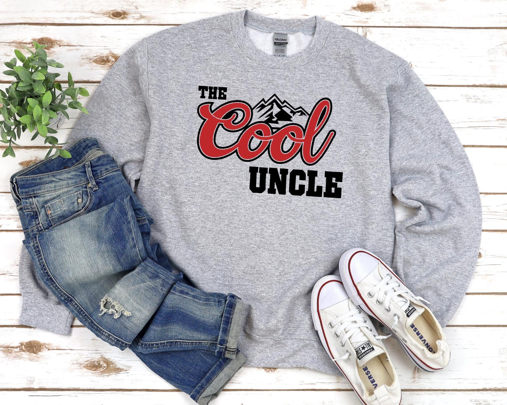 The Cool Uncle Shirt, Cool Uncle Sweatshirt, Cool Uncle Hoodie ...
