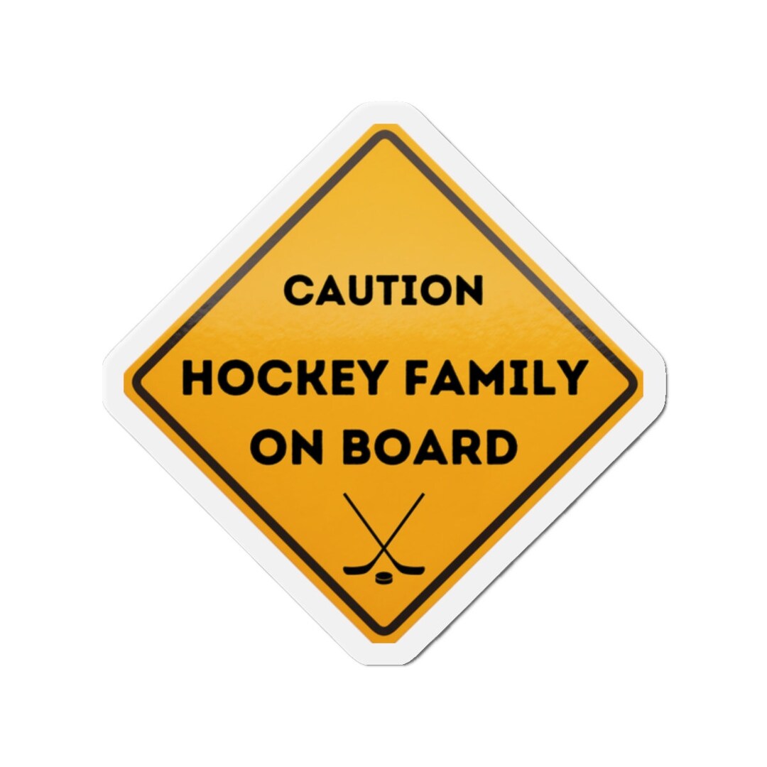 Magnets: Hockey Family on Board - Etsy