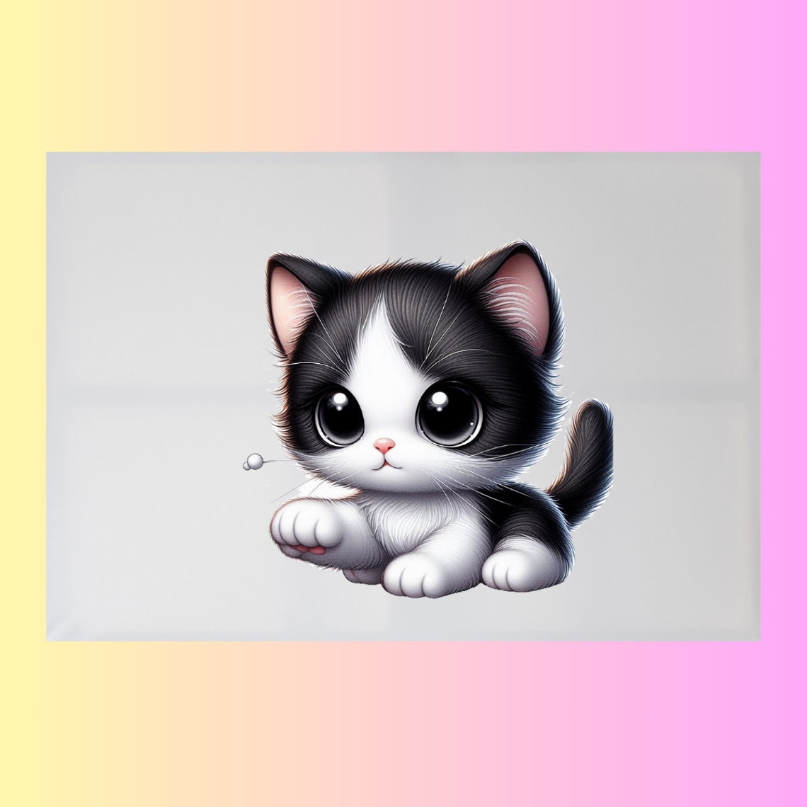 Cute Chibi Kitten 21pcs PNG Baby Animals Clipart Transparent Background ...