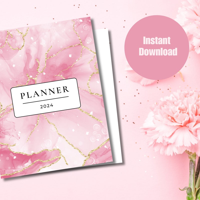 Pink Planner Printable - Etsy
