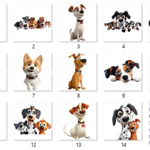 Cute Dogs Svg, Family Animal , PNG Sublimation, Digital Download ...