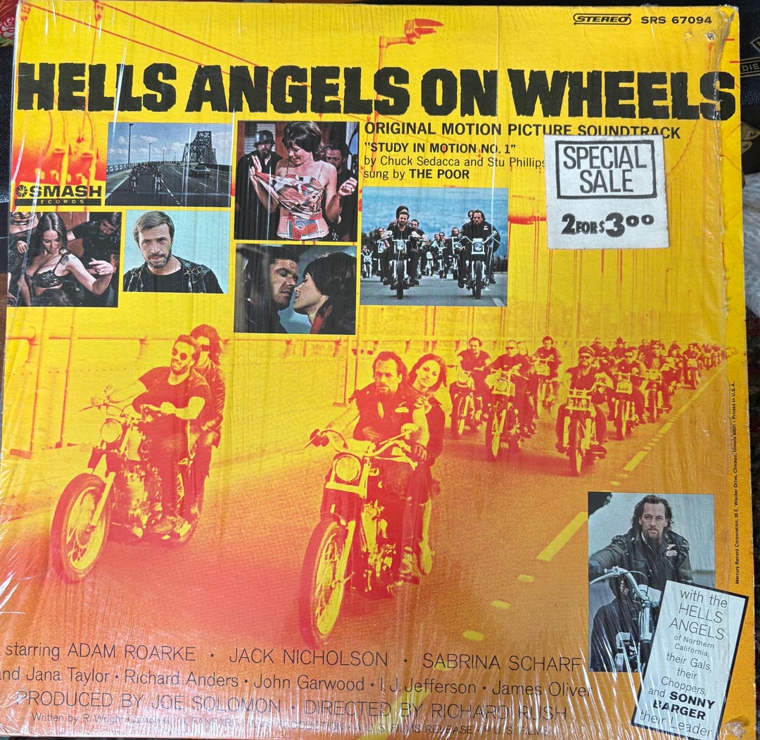 Rare Vintage Album/ Hells Angels on Wheels, Original Motion Picture ...
