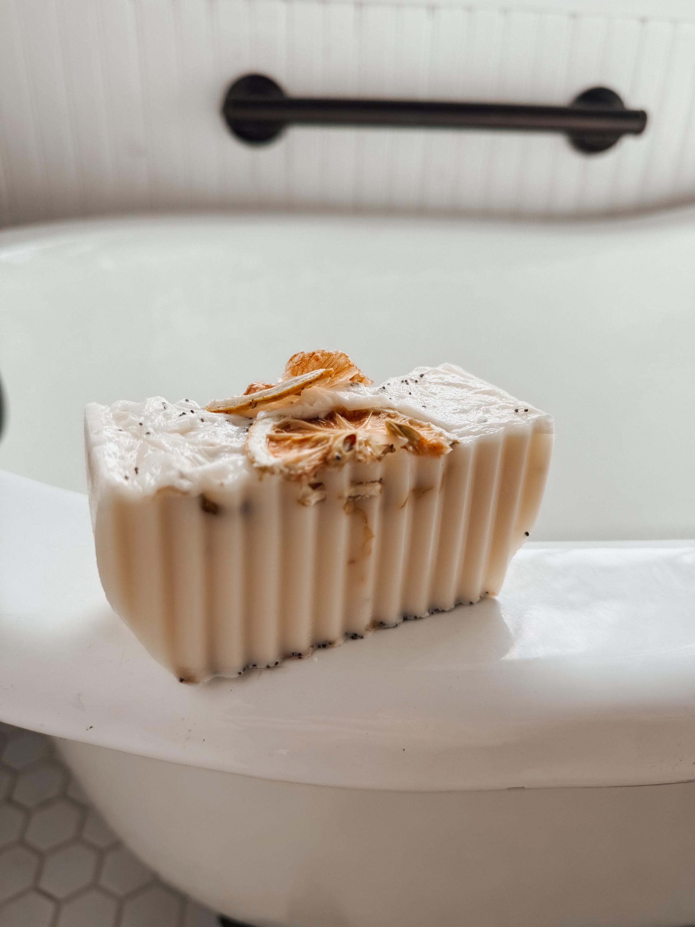 Poppy Seed’s Lemon Lather - Handmade Goat Milk Soap - Etsy