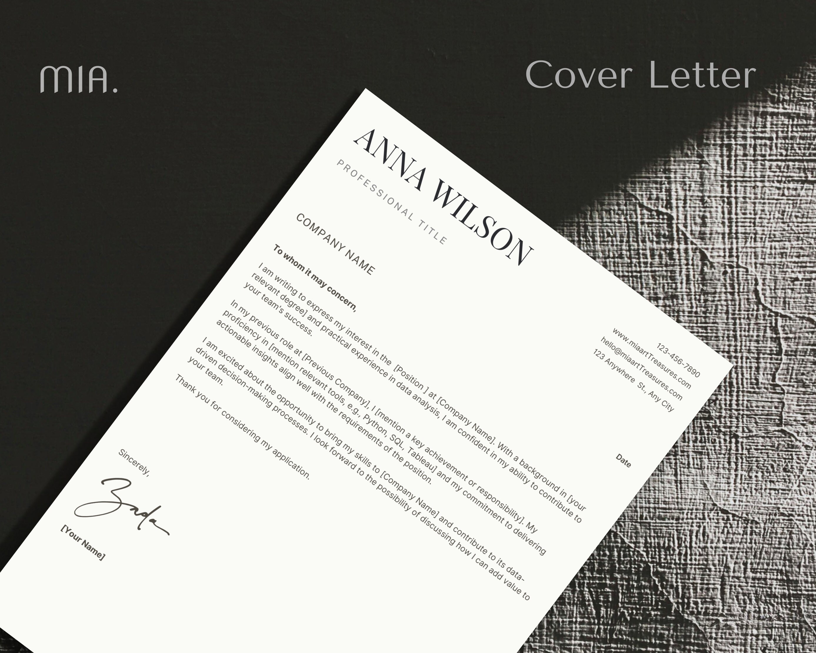 Ats-optimized Resume Template: Clean, Professional Minimalist Design ...