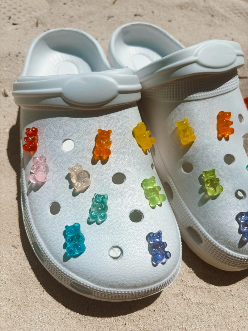 Colorful Gummy Bear Shoe Charms - Etsy