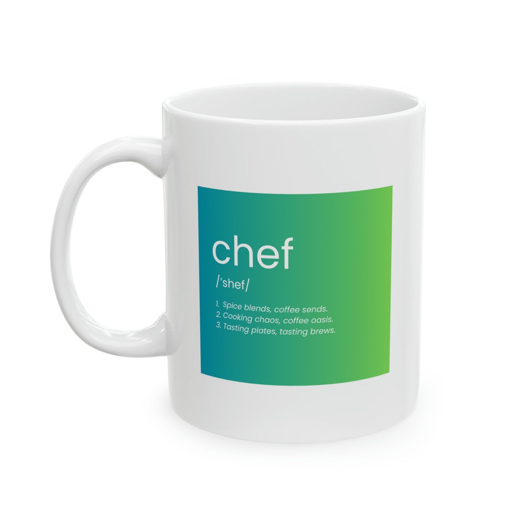 Chef Fun Dictionary Mug 11oz, Fun Professional Dictionary Noun ...