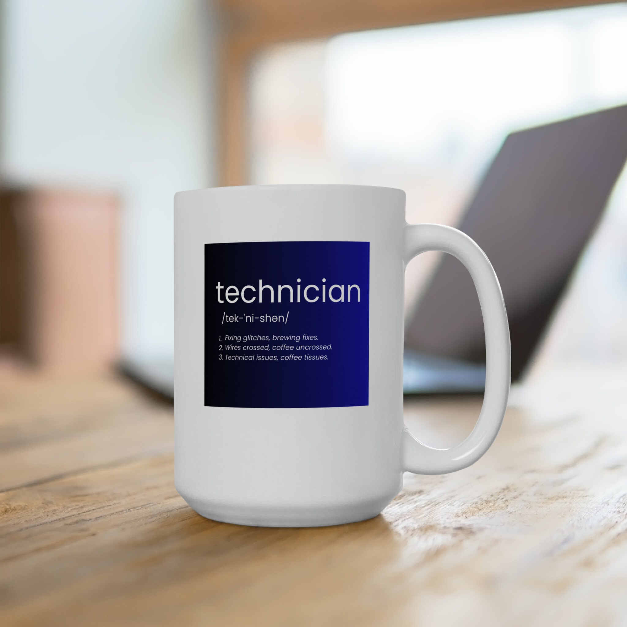Technician Fun Dictionary Mug 15oz, Fun Professional Dictionary Noun ...