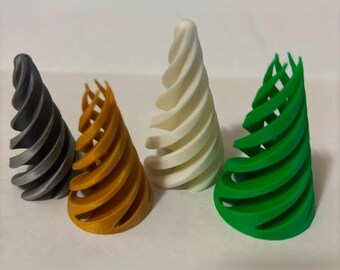 3D Printed Spiral Cone Fidget Toy - Etsy