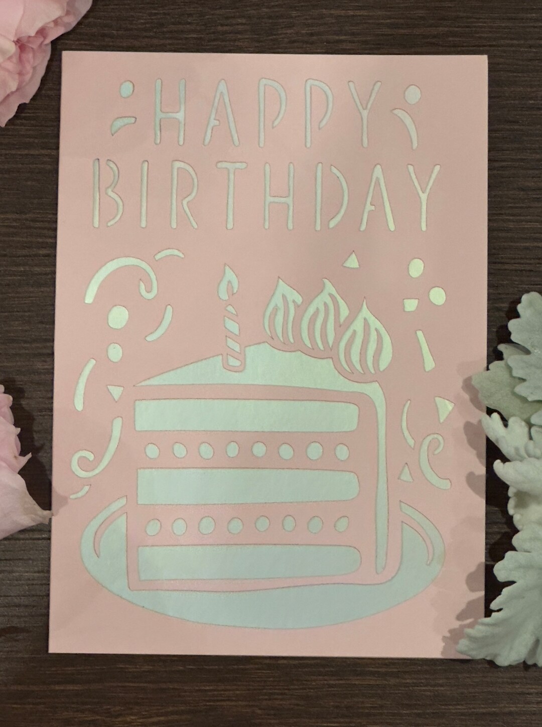 Birthday Cake Slice Card - Etsy
