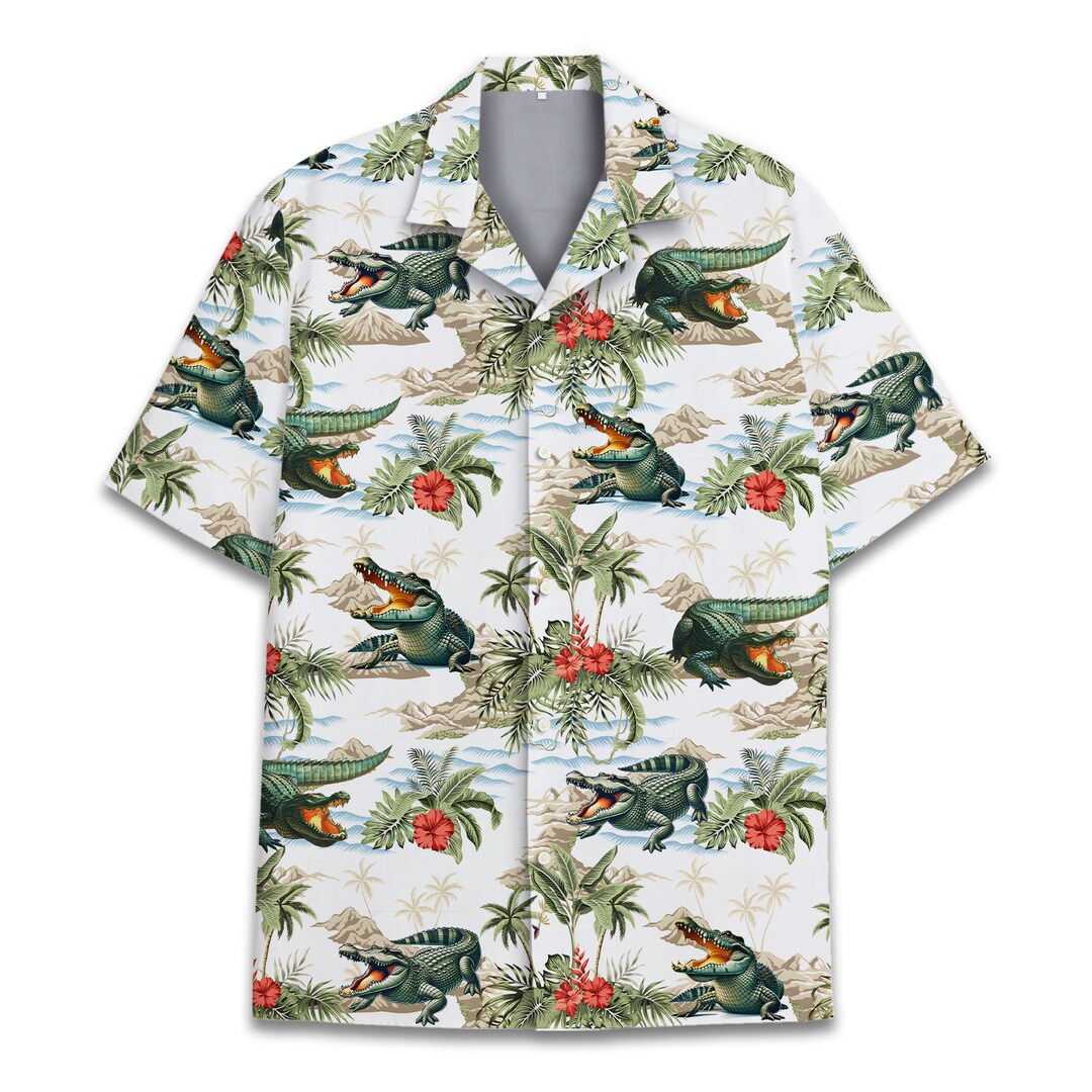 Alligator Hawaiian Shirt Men Women Kid Youth, Alligator Shirts for Men ...