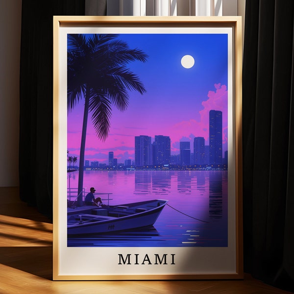 Retro Miami Decor - Etsy