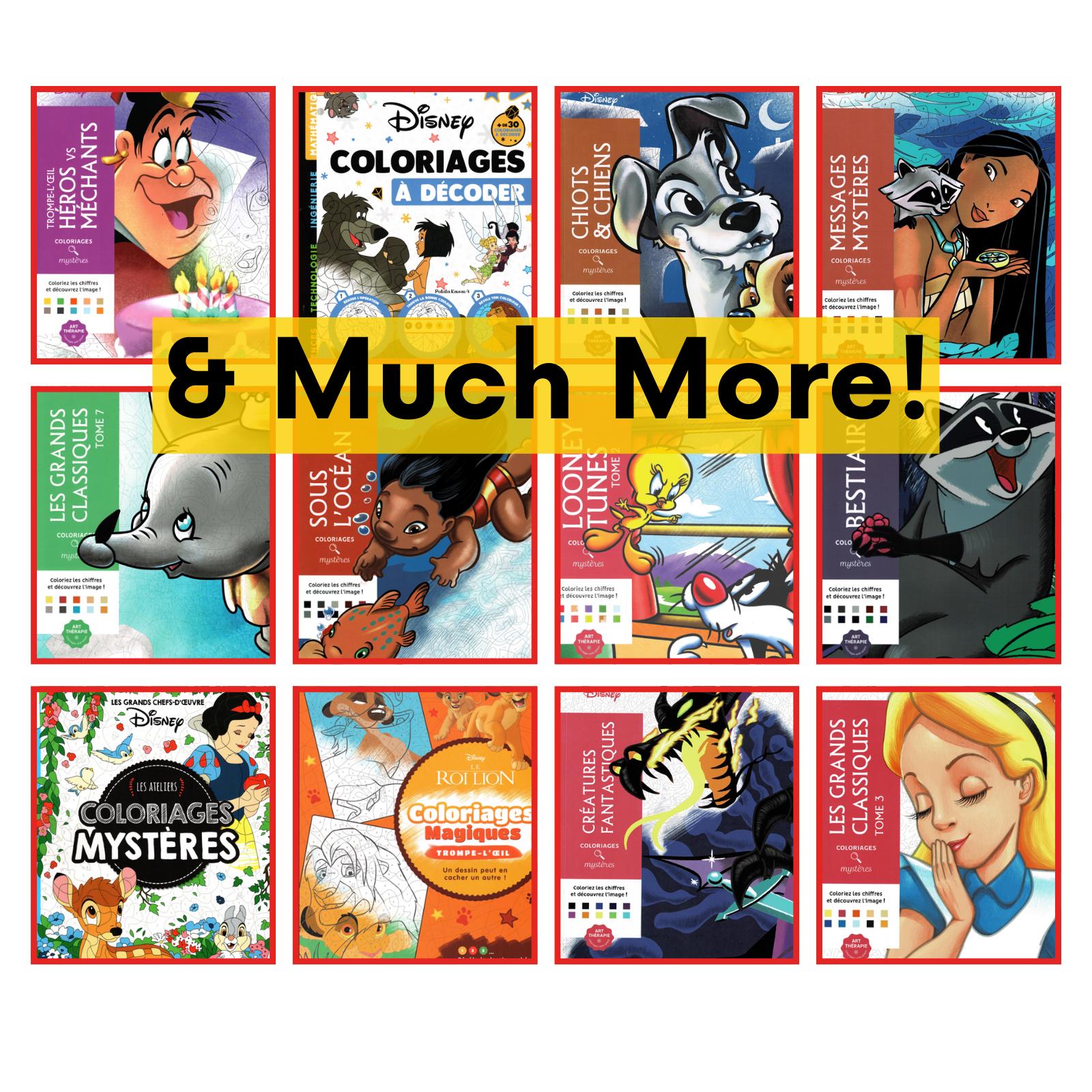 25+ Mega Coloring Book Bundle, Color by Number for Adults, Kids ...