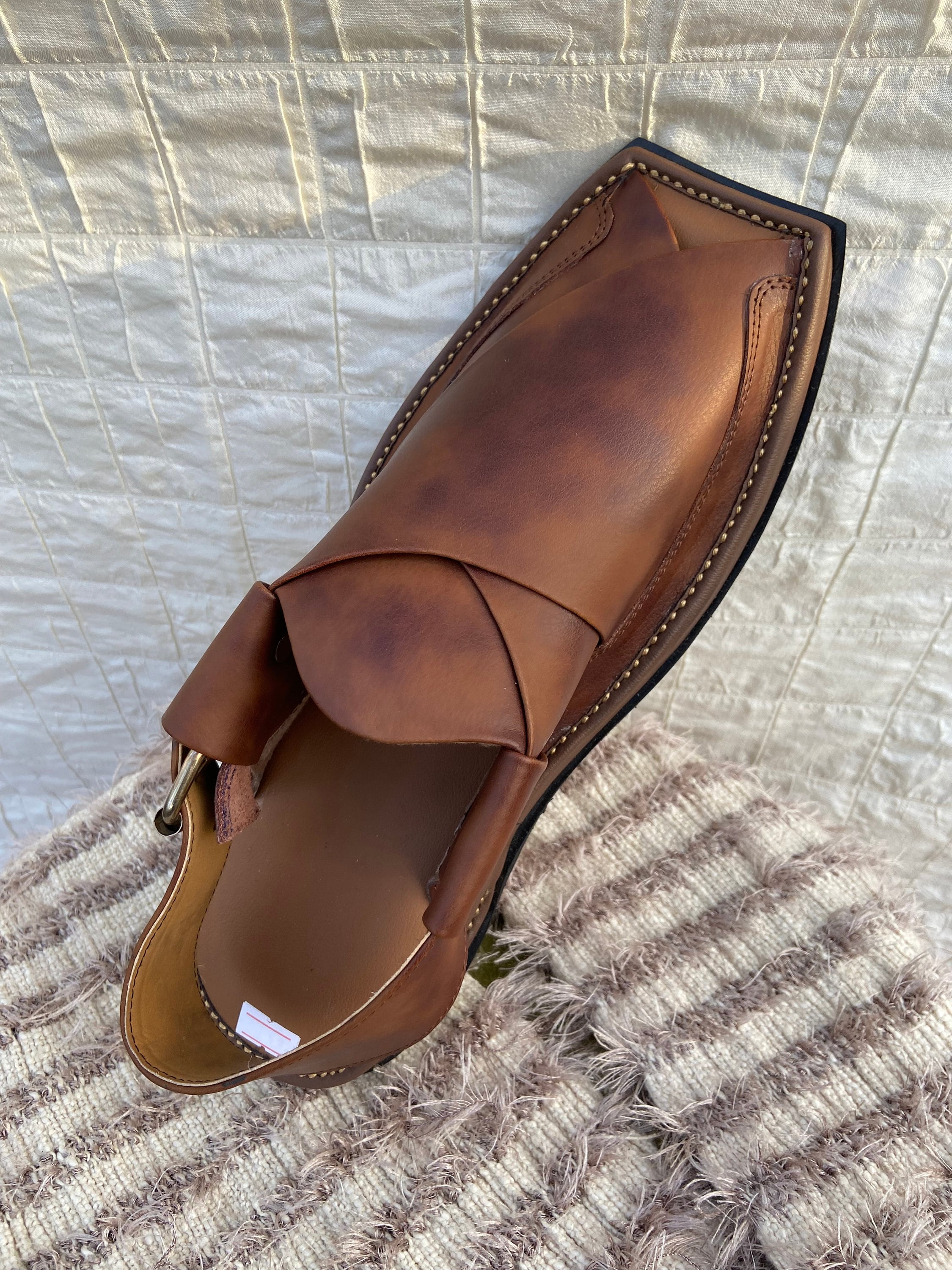 Hand Made Traditional Style Peshawari Leather Sandal (kaptan Style ...