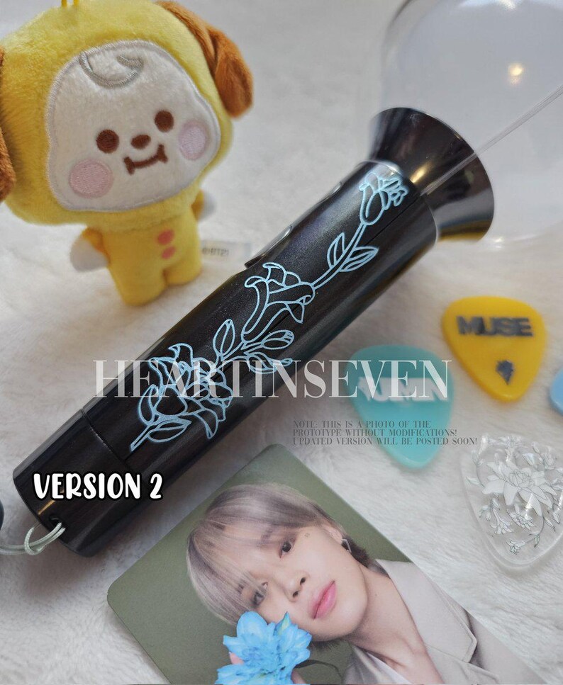 BTS Jimin MUSE Smeraldo Flower Army Bomb Decals - Etsy