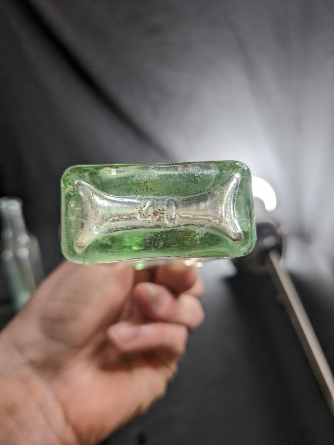 3x Charles H. Fletcher's Castoria Medical Bottle Clear Glass 2"l X 1"w ...