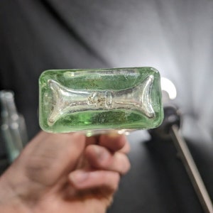 3x Charles H. Fletcher's Castoria Medical Bottle Clear Glass 2"l X 1"w ...