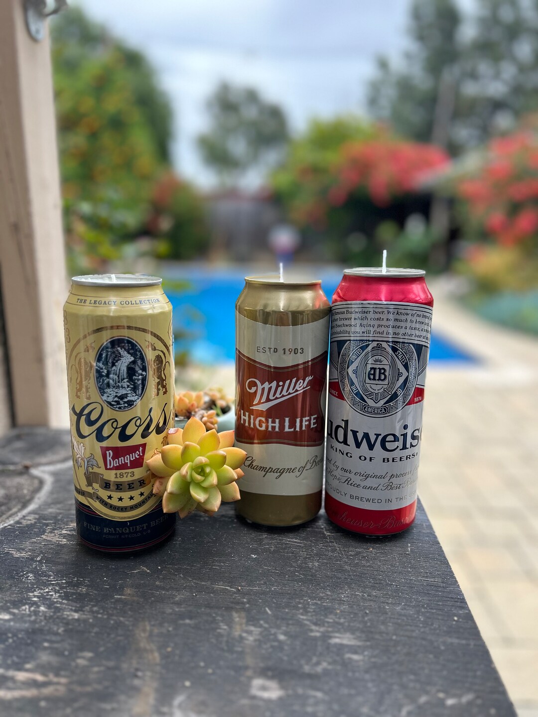 Soy Candle - Beer Candle | 24 Oz Beer Can | Coor's Budweiser Miller ...