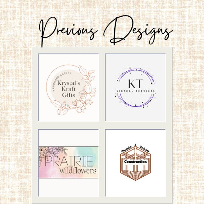 Custom Business Logo Design L Basic and Premium Packages Etsy and ...