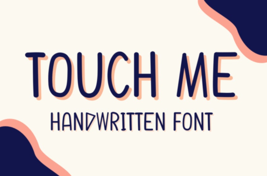 Touch Me Font, Serif Font, Retro Font, Display Font, Calligraphy Font, Classic Font, Elegant ...