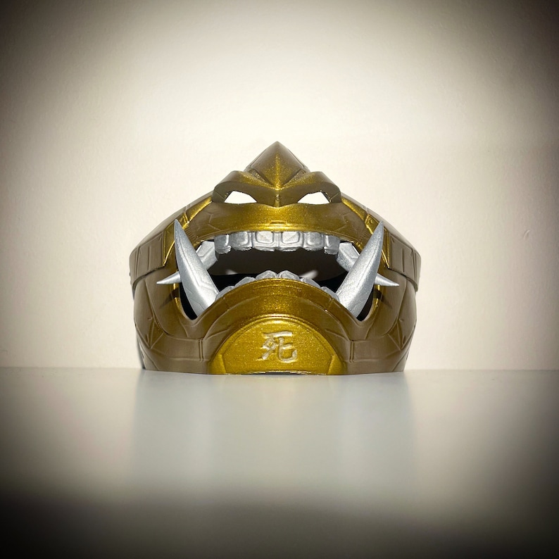 Oni Cyber Punk Cosplay Samurai/japanese Half Mask death Kanji - Etsy