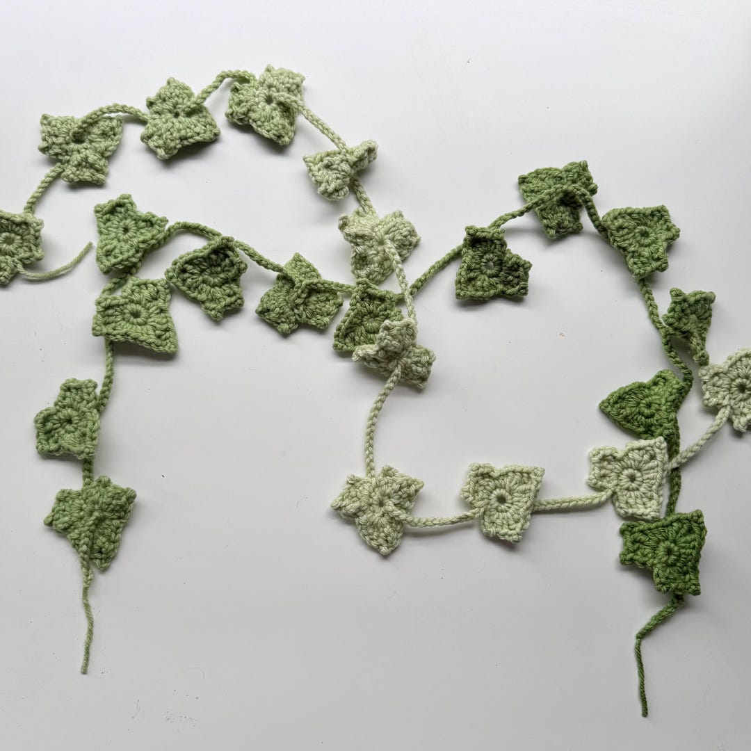 Your Ivy Grows | Crochet Ivy Garland | Evermore Swiftie Decor | Leafy ...
