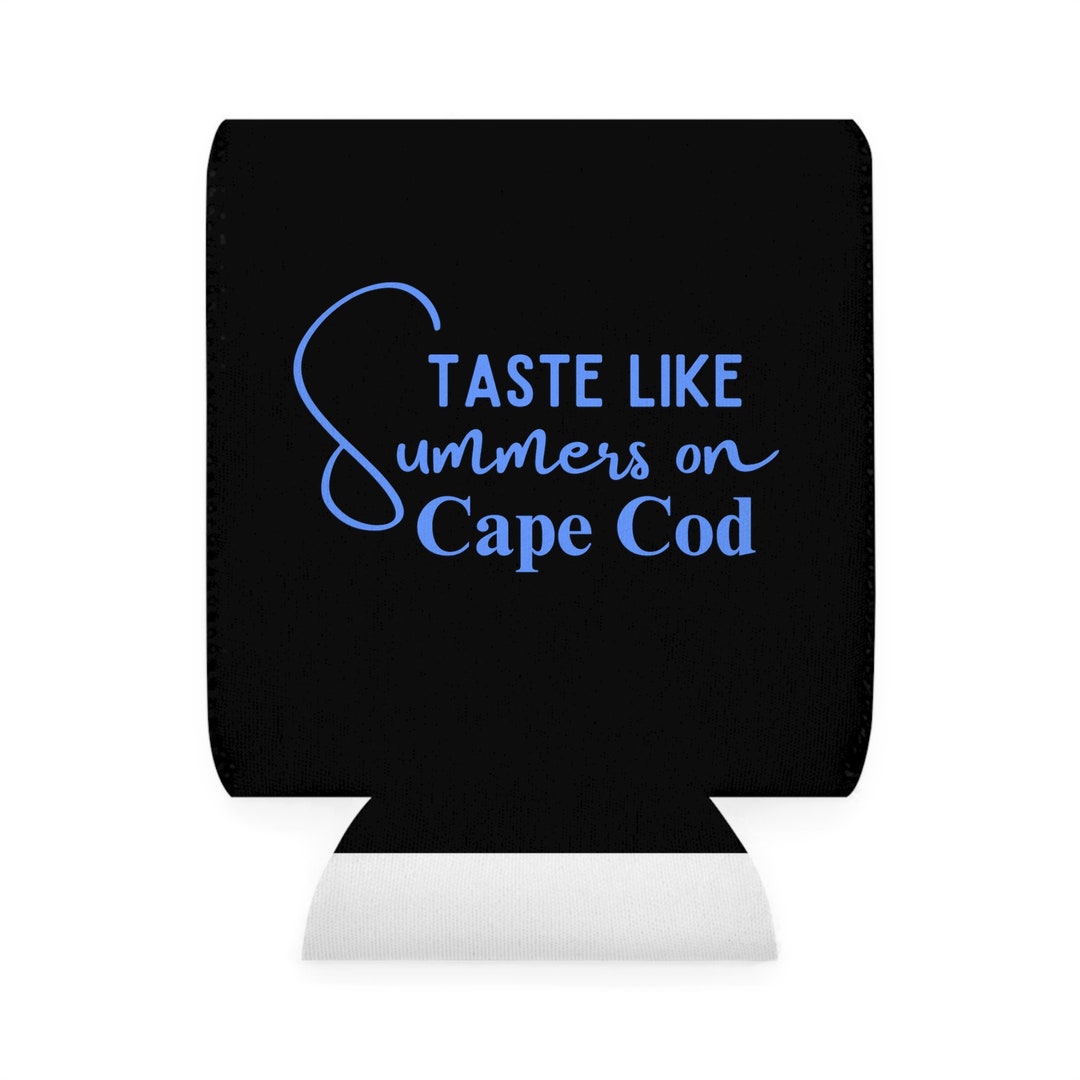 Taste Like Summers on Cape Cod Cooler Koozie Sleeve Blue Font - Etsy